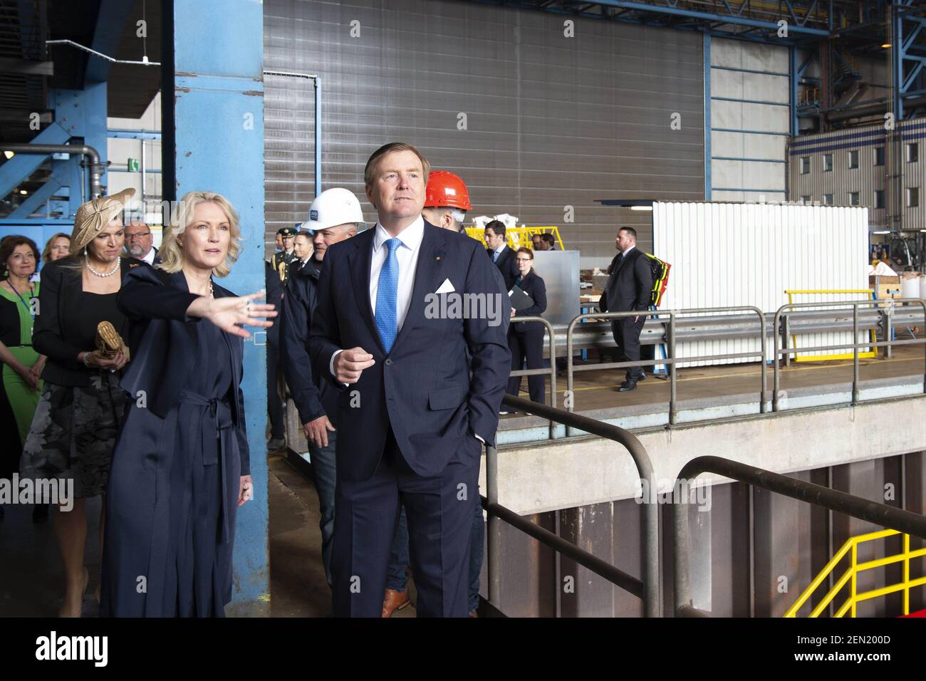 21-05-2019 Germany Queen Maxima and King Willem-Alexander visiting MV ...