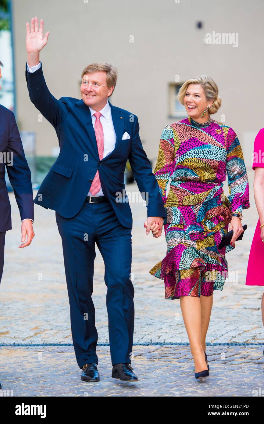 King Willem-Alexander and Queen Maxima of the Netherlands during a ...