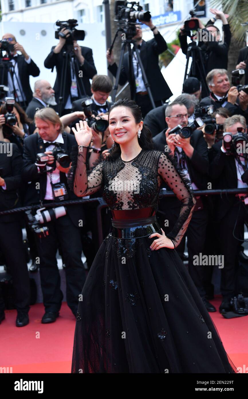 Chinese actress Zhang Ziyi poses as she arrives on the red carpet for ...