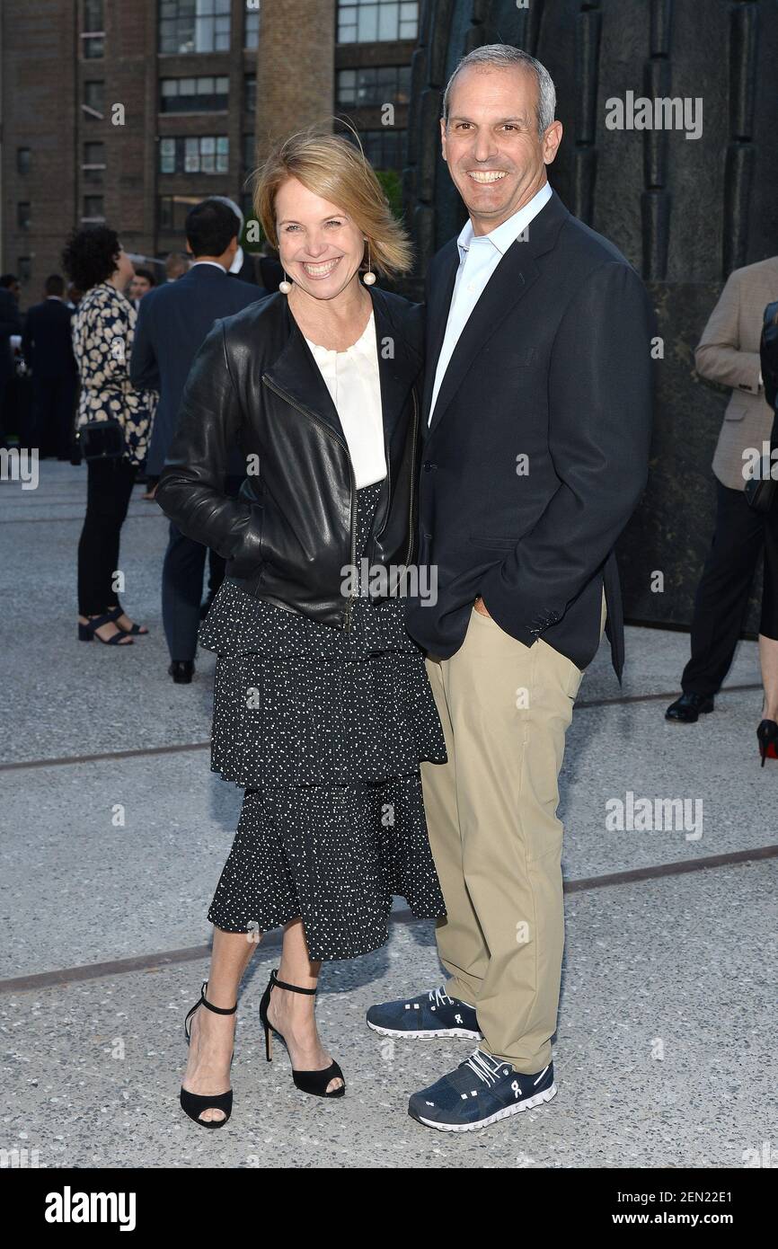 (L-R) Katie Couric and John Molner attend the High Line 20th ...