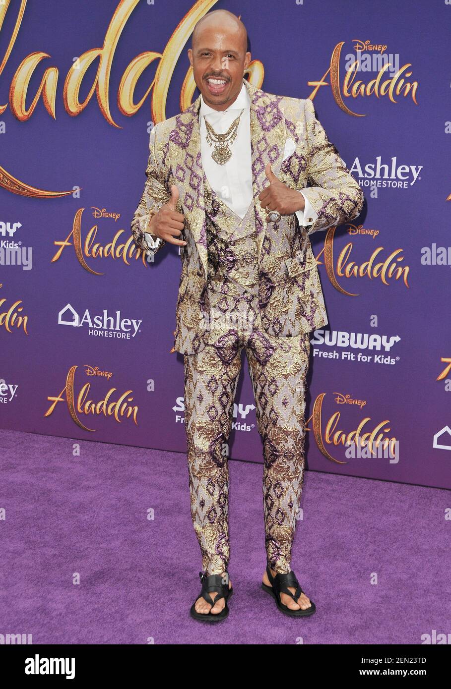 Choreographer Jamal Sims at the Disney "Aladdin" Los Angeles Premiere ...