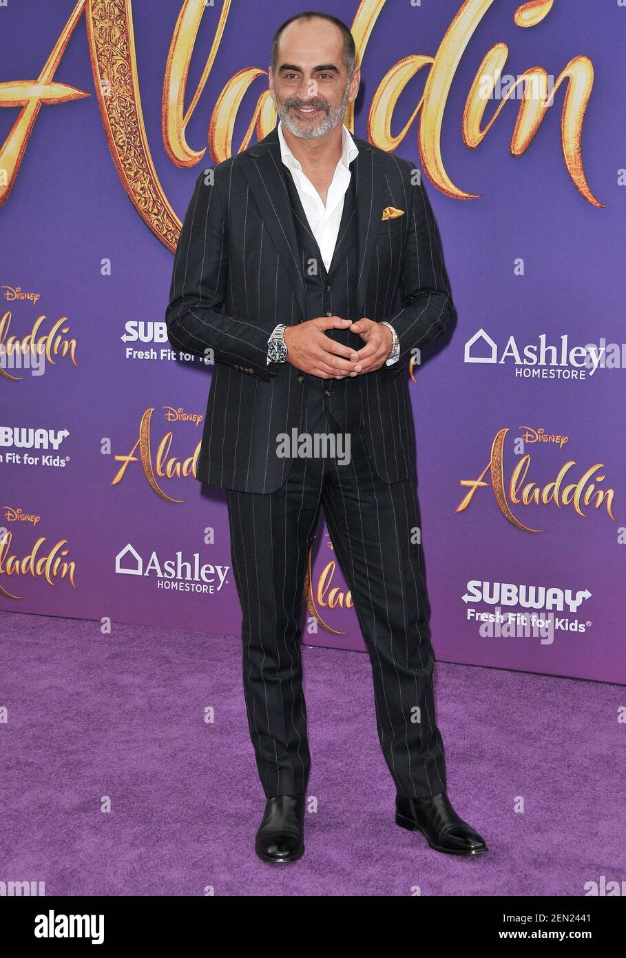 Navid Negahban arrives at the Disney "Aladdin" Los Angeles Premiere ...