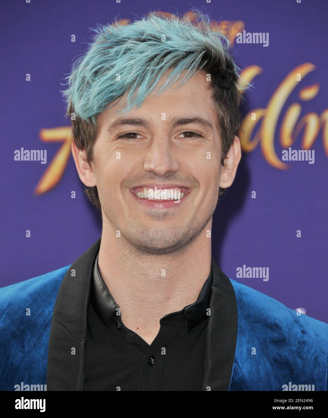 Asher Monroe arrives at the Disney "Aladdin" Los Angeles Premiere held ...