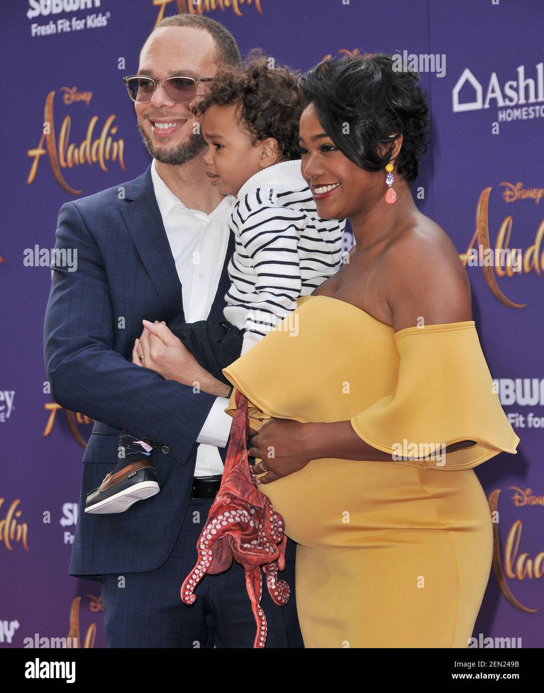 (L-R) Vaughn Rasberry, Edward Aszard Rasberry and Tatyana Ali at the ...