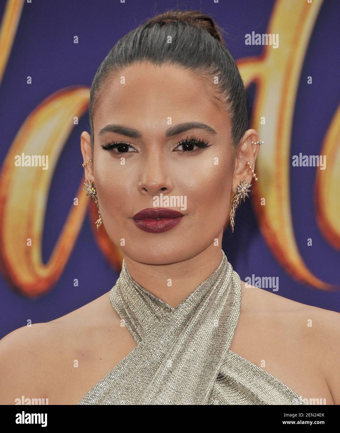 Nadine Velazquez arrives at the Disney "Aladdin" Los Angeles Premiere ...