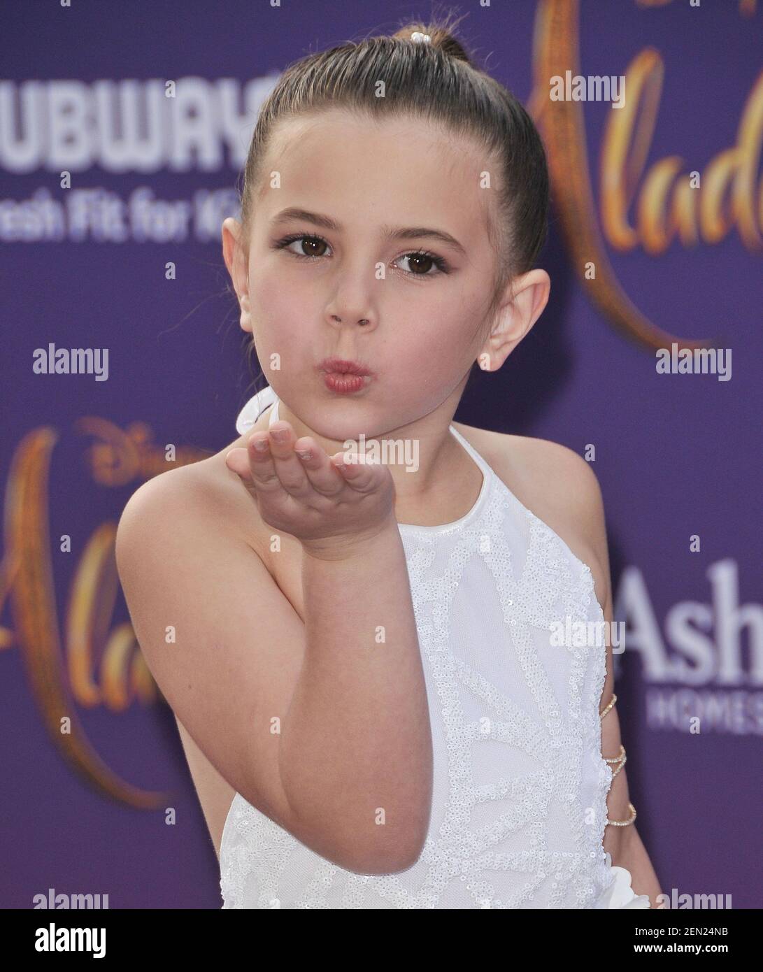 Lexi Rabe arrives at the Disney "Aladdin" Los Angeles Premiere held at ...