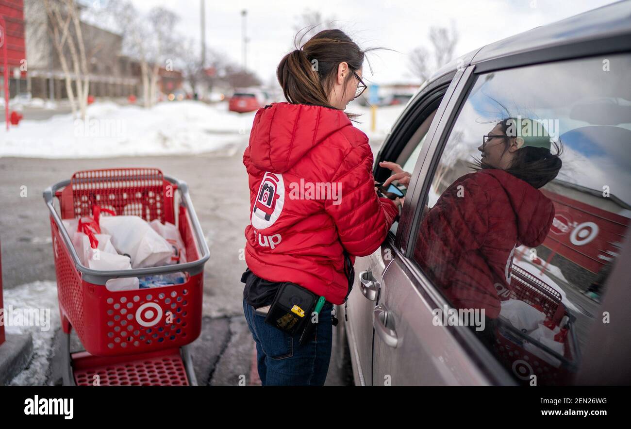 Tara Corrigan brought an order from the Apple Valley Target store to ...