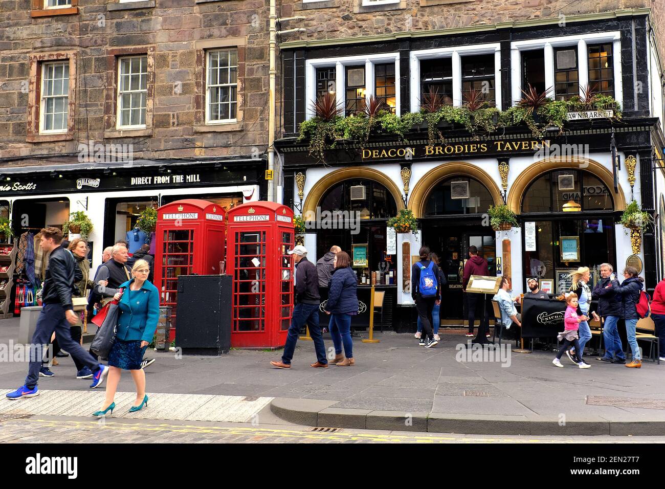 Edinburgh, a pub on the Royal Mile Scotland May 8th - 19th. Trip across ...
