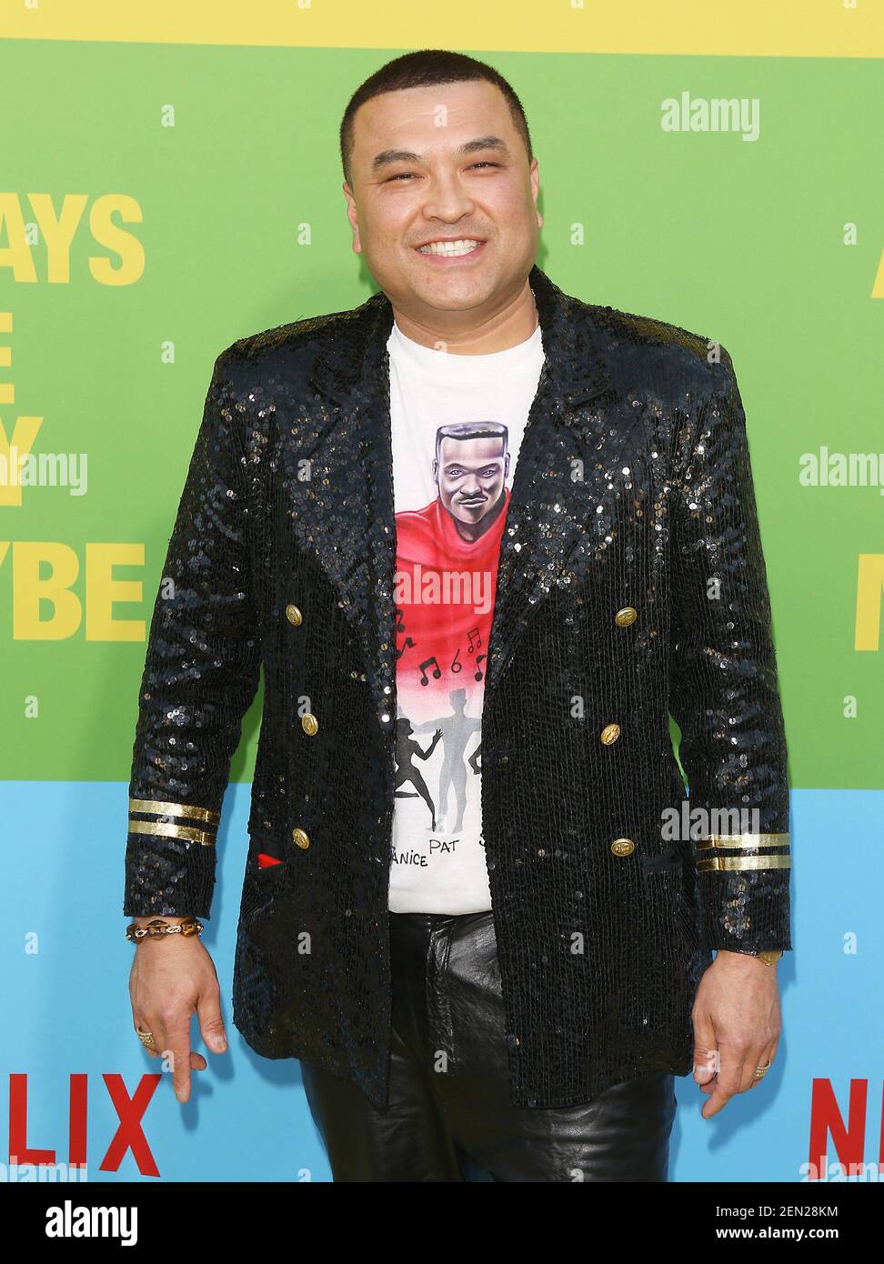 Lyrics Born arrives to the Los Angeles premiere of ÔAlways Be My MaybeÕ ...