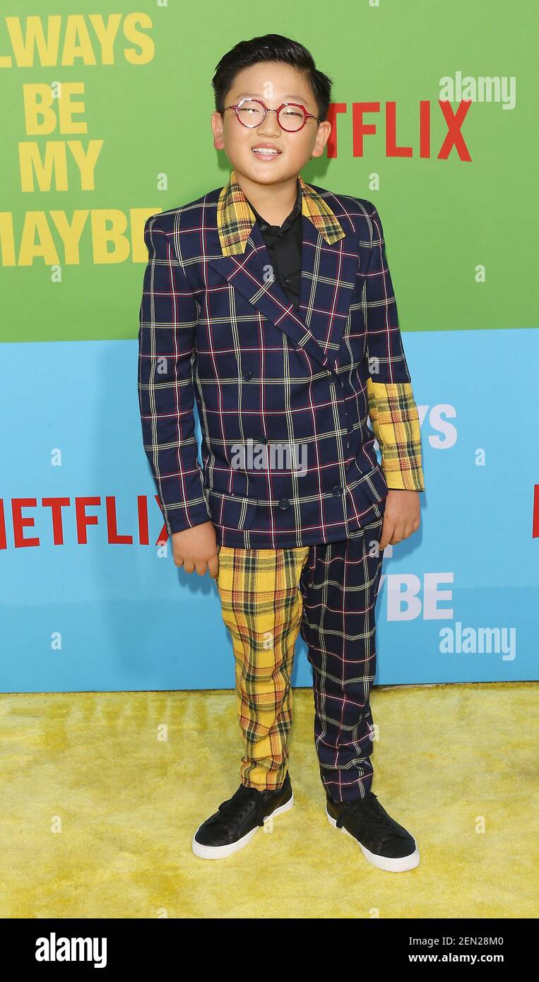 Emerson Min arrives to the Los Angeles premiere of ÔAlways Be My MaybeÕ ...