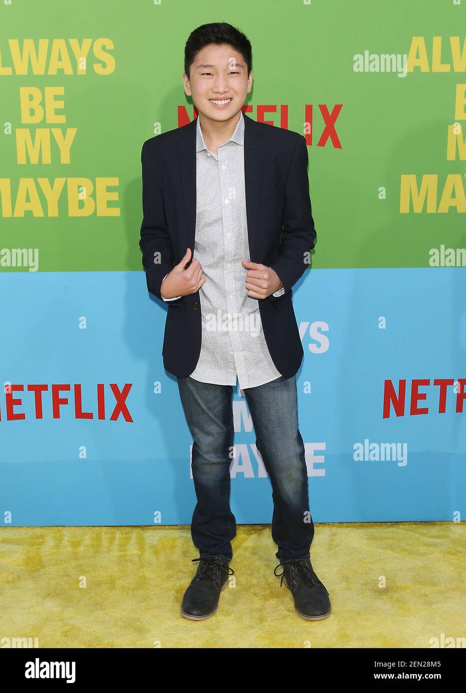 Jackson Geach arrives to the Los Angeles premiere of ÔAlways Be My ...