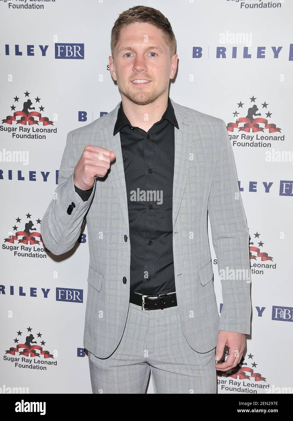 Jason Quigley arrives at the Sugar Ray Leonard Foundation's 10th Annual ...