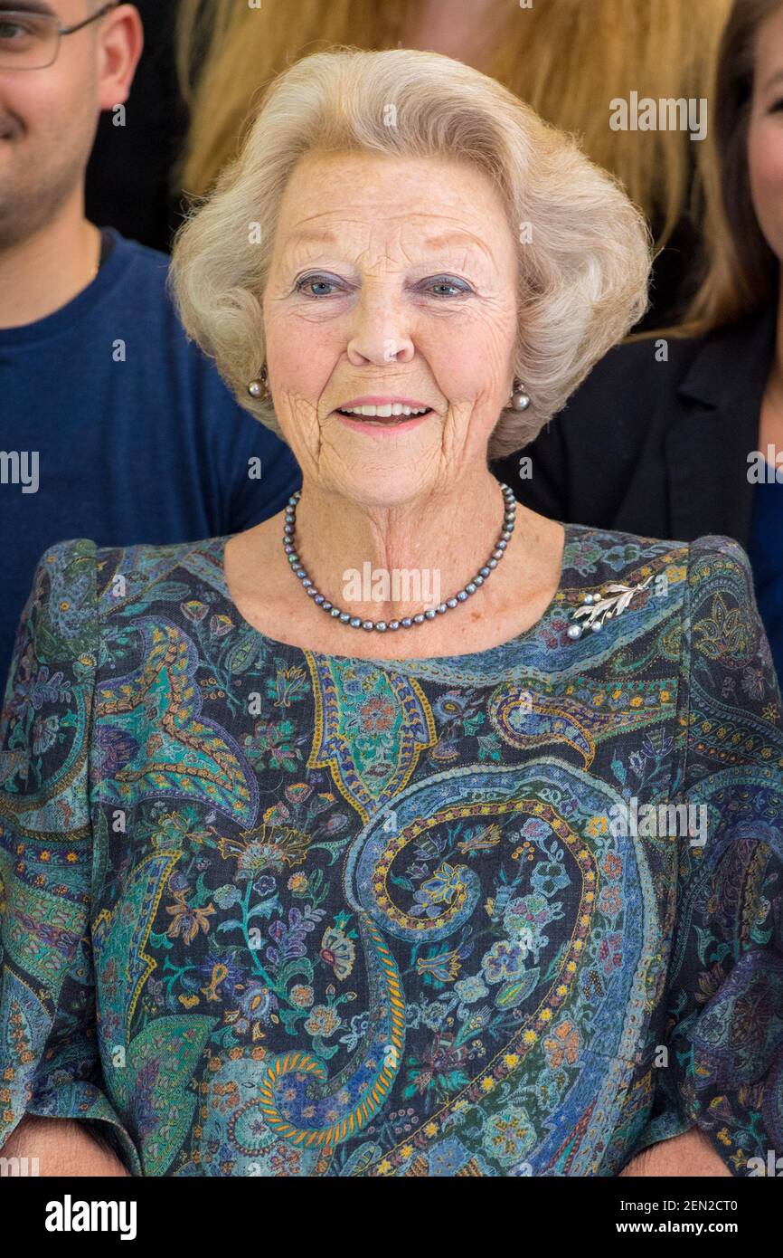 Princess Beatrix of the Netherlands present in Zeist at the symposium ...