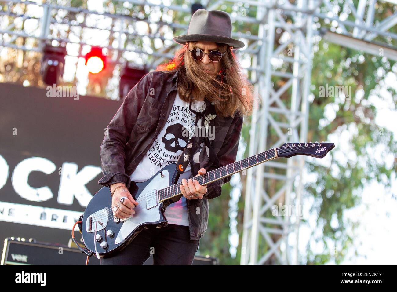 Zia McCabe of The Dandy Warhols during the BottleRock Music Festival on ...