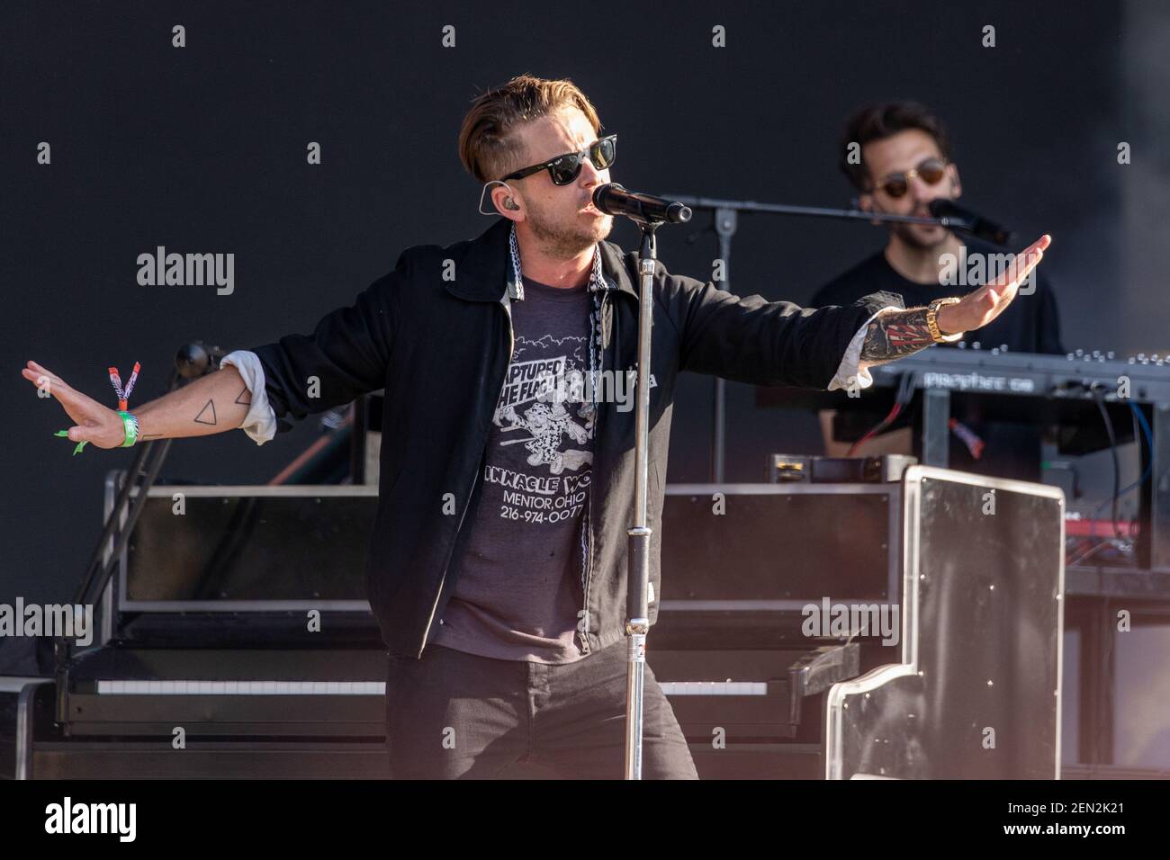 Ryan Tedder and Drew Brown of OneRepublic during the BottleRock Music ...