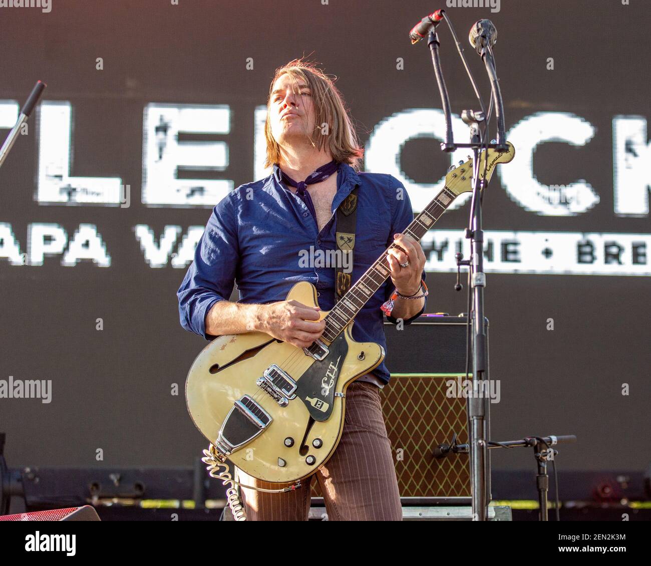 Peter Holmstrom of The Dandy Warhols during the BottleRock Music ...