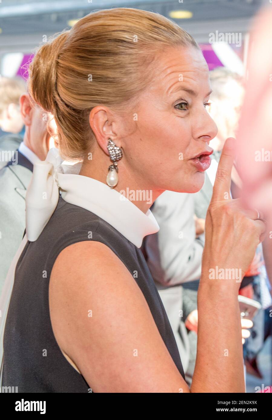 Princess Mabel of the Netherlands attends AmsterdamDiner, where money ...