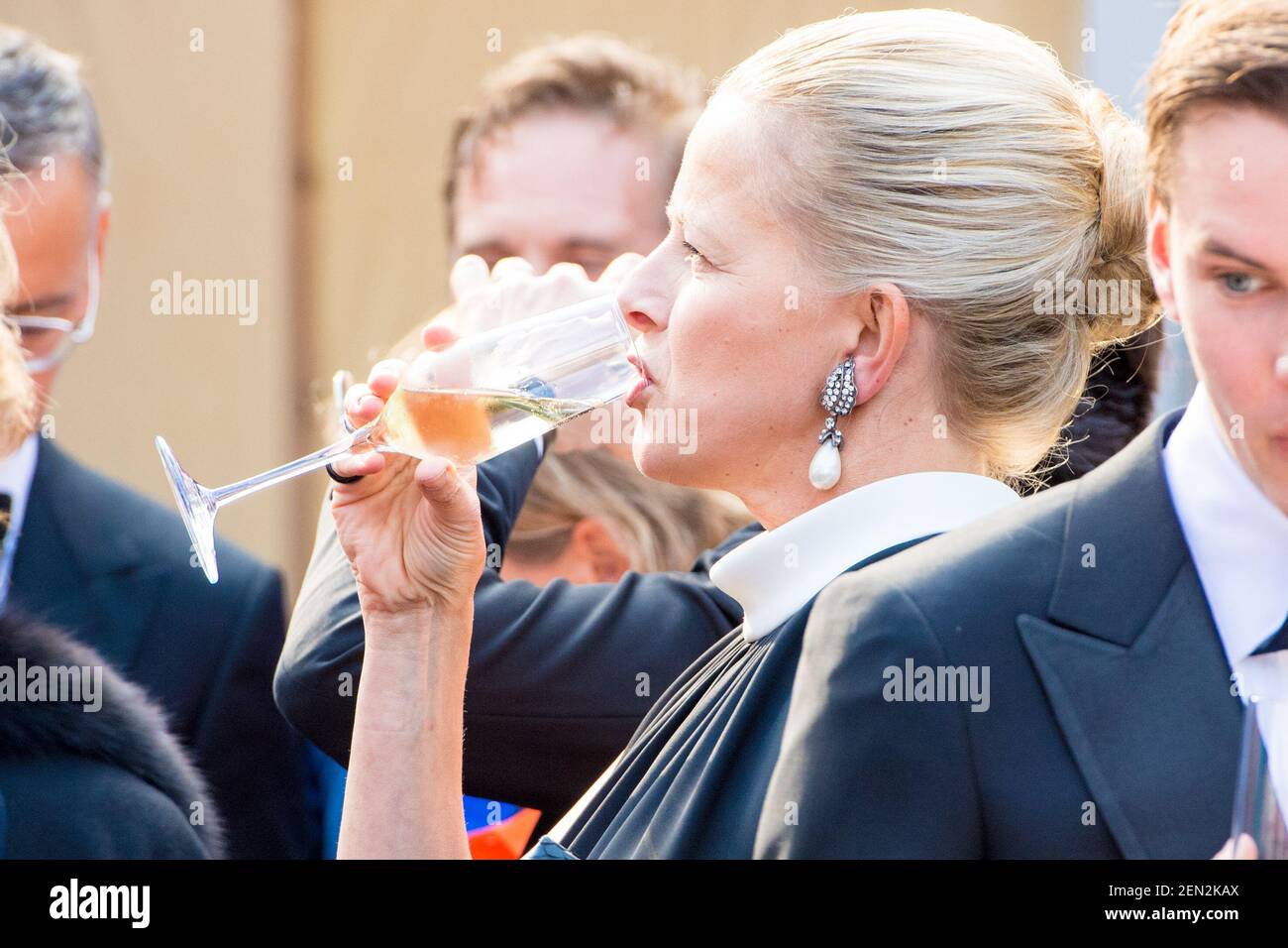 Princess Mabel of the Netherlands attends AmsterdamDiner, where money ...