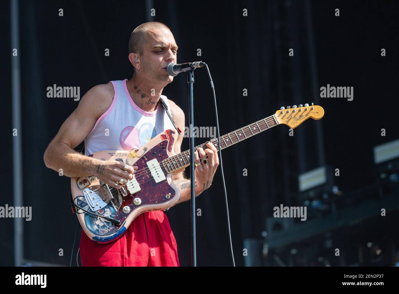 Landon Jacobs of Sir Sly during the BottleRock Music Festival on May ...