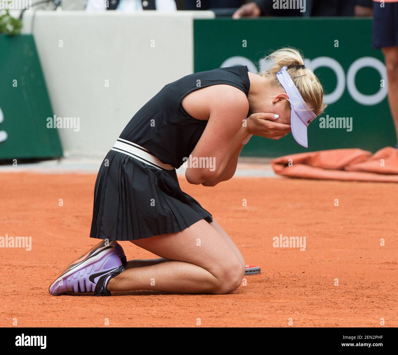 May 26, 2019: Anastasia Potapova (RUS) defeated Angelique Kerber (GER ...