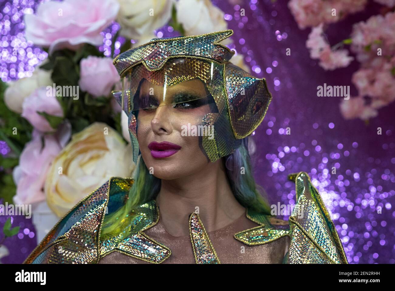 Drag queen Trinity the Tuck (Ryan Taylor) of RuPaul's Drag Race attends ...