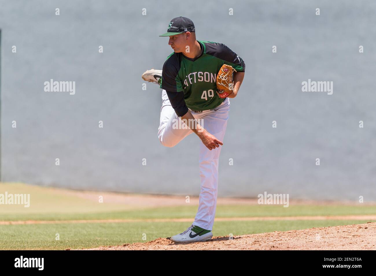 May 26, 2019 - DeLand, FL, U.S: Stetson relief pitcher Robbie Peto (49 ...