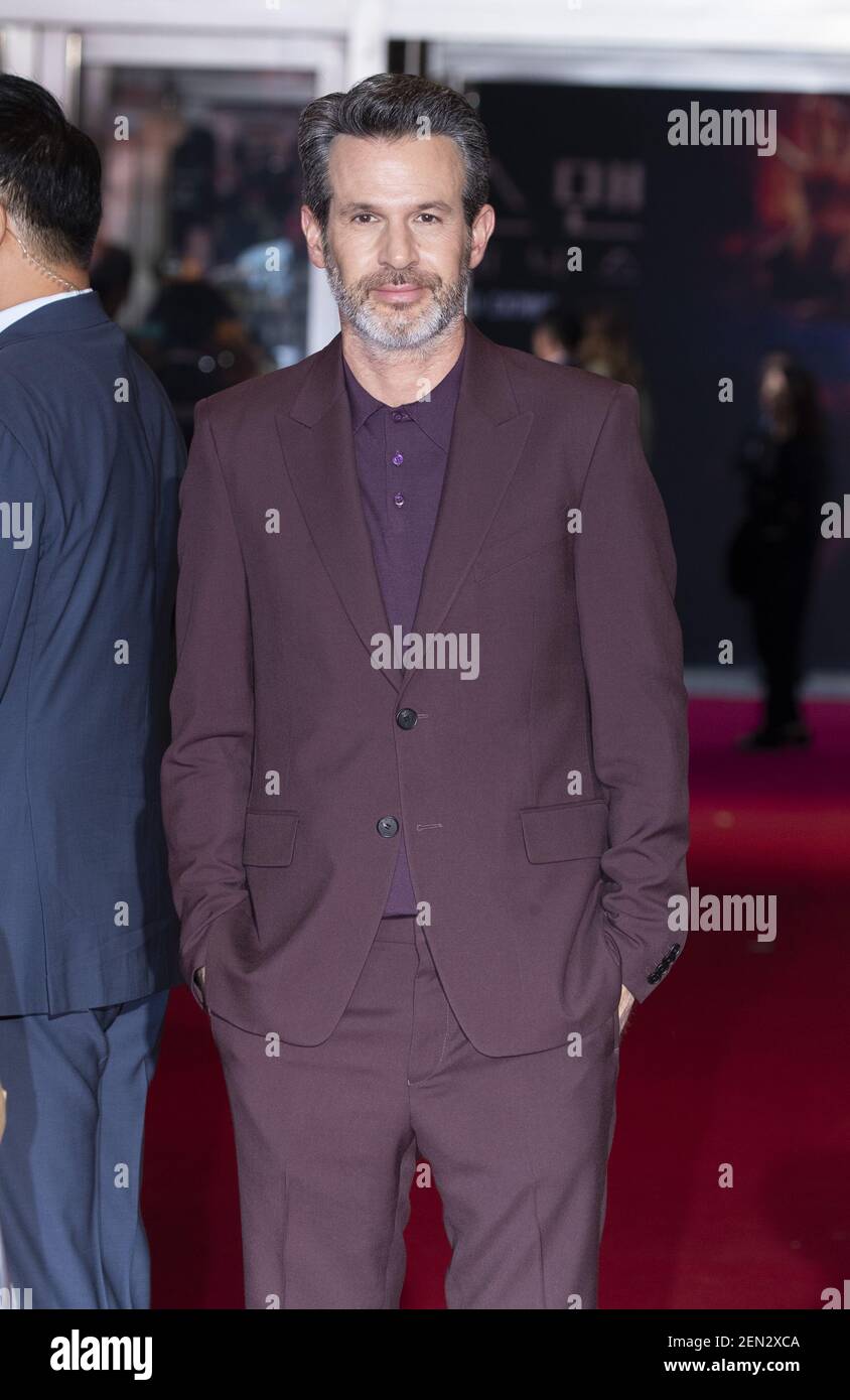 Director Simon Kinberg attends a red carpet for the film X-Man: Dark ...