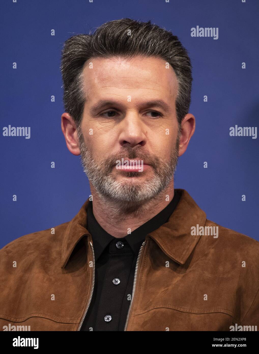 Director Simon Kinberg attends a photo call for the film X-Man: Dark ...