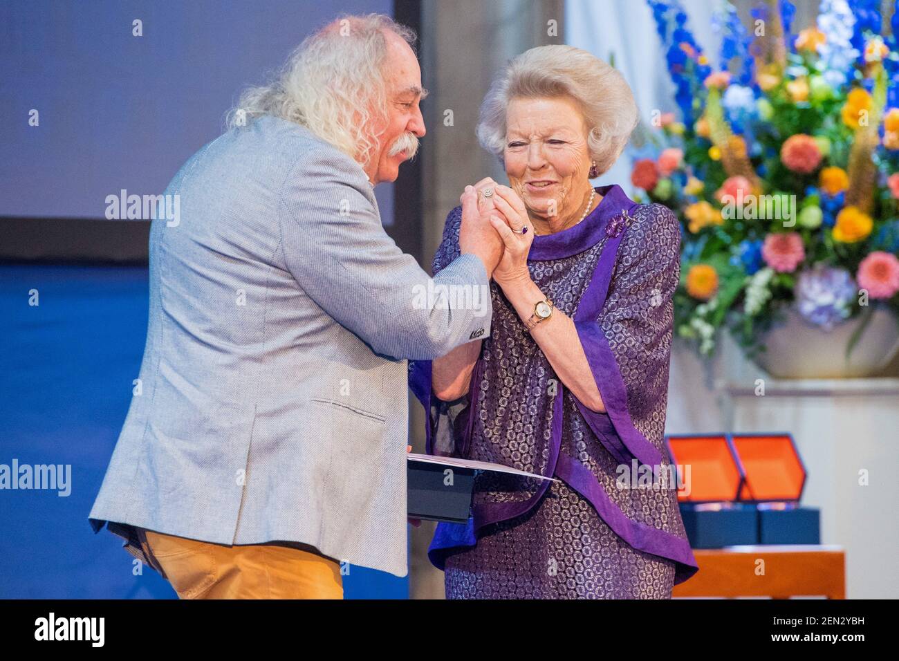 Her Royal Highness Princess Beatrix of the Netherlands and Paul Spapens ...