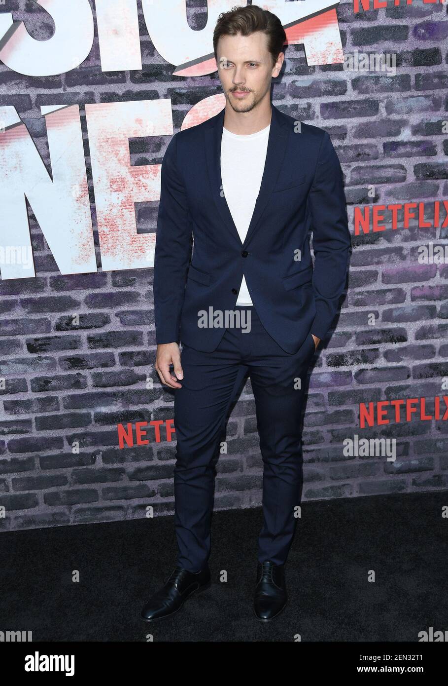 Austin Mueller arrives at Marvel's "Jessica Jones" Season 3 Premiere ...