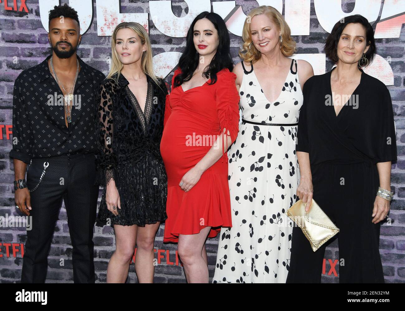 (L-R) "Jessica Jones" Cast & Crew - Eka Darville, Rachael Taylor ...