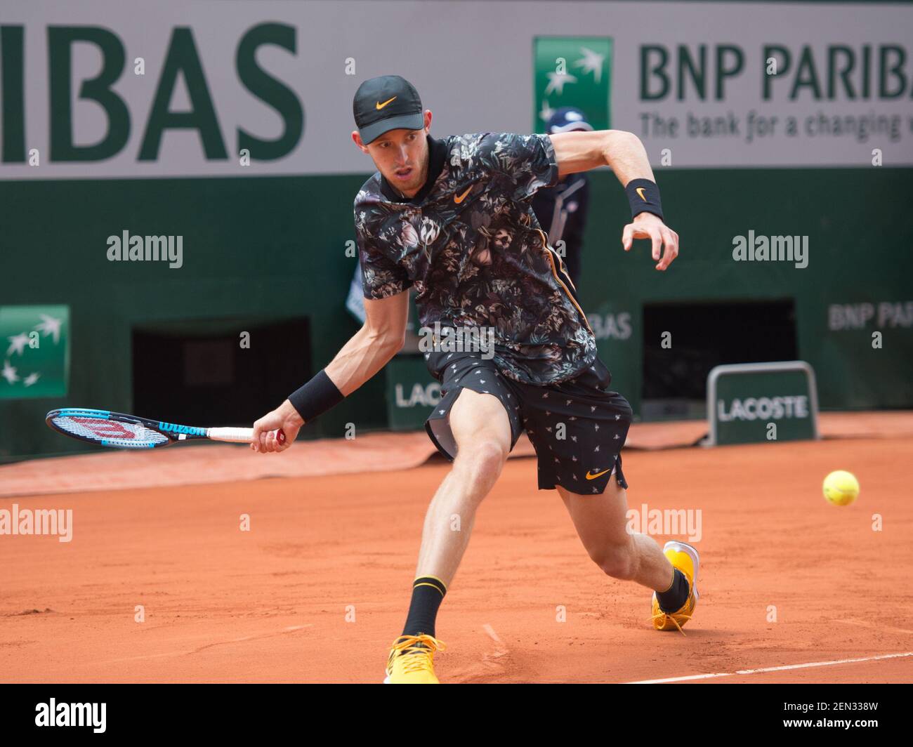 May 28, 2019: Nicolas Jarry (CHI) is defeated by Juan Martin del Potro ...