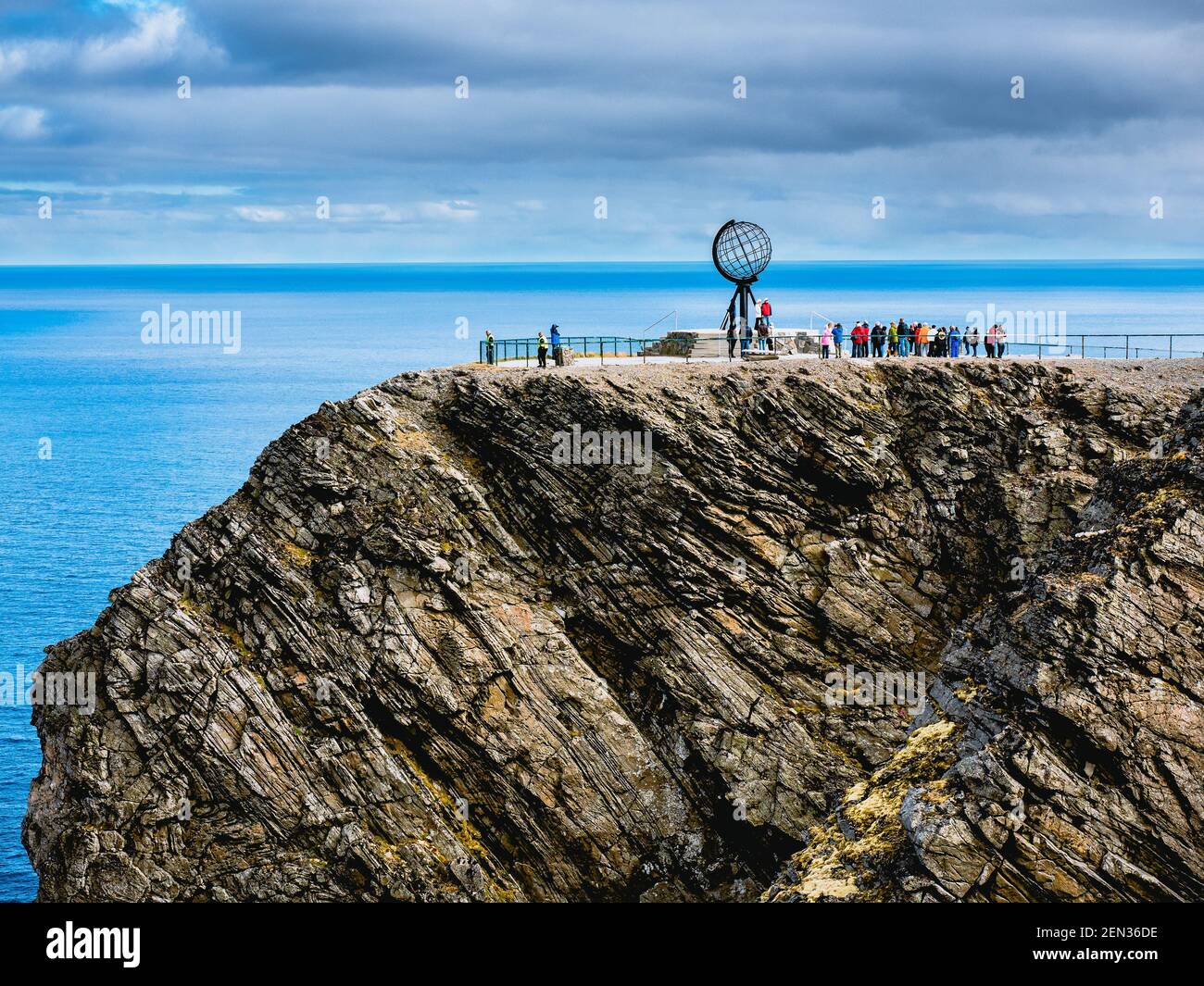 Nordkapp - The Norh Cape. Most northerly point of Europe Stock Photo ...