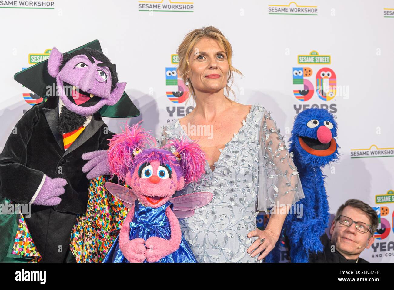 Alison Bartlett is seen during red carpet arrivals for the Sesame ...