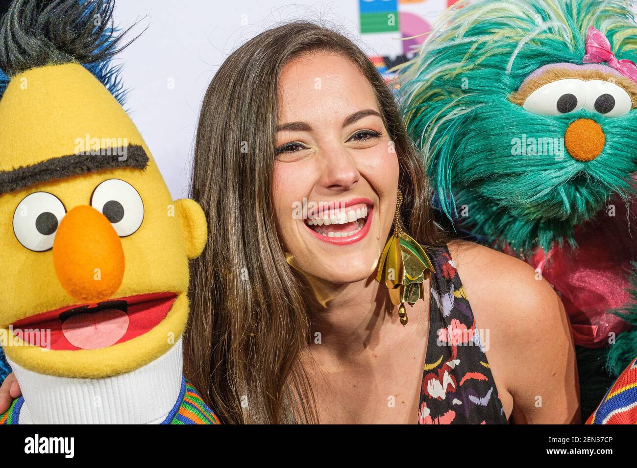 Suki Lopez is seen during red carpet arrivals for the Sesame Workshop ...
