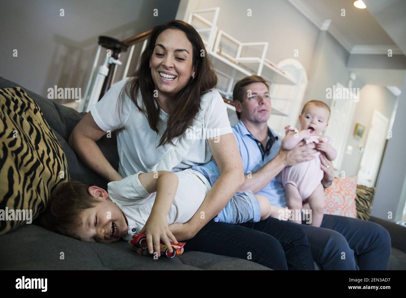 UNITED STATES - MAY 30: Rep. Eric Swalwell, D-Calif., his wife ...
