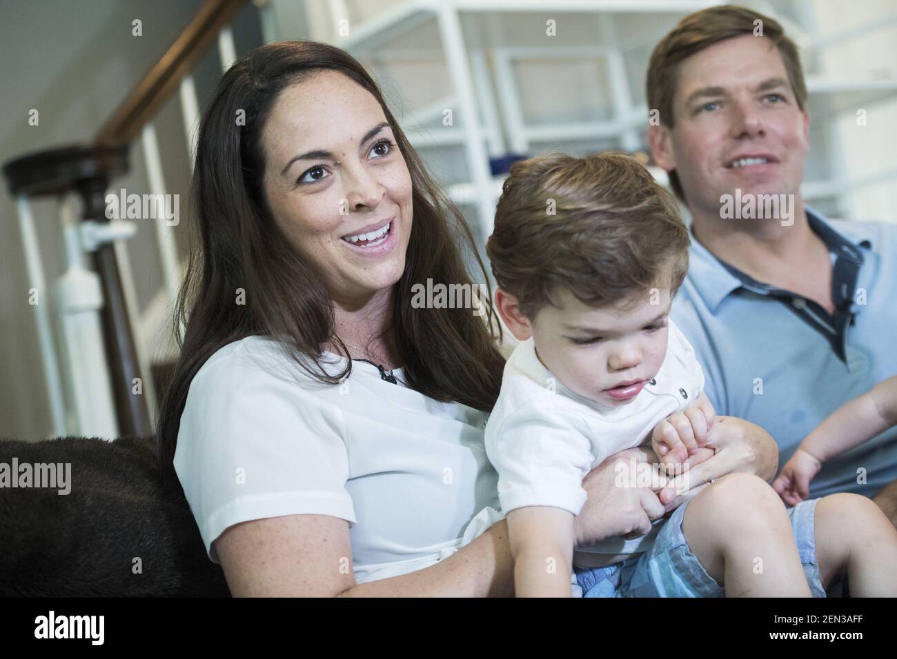 UNITED STATES - MAY 30: Rep. Eric Swalwell, D-Calif., his wife ...