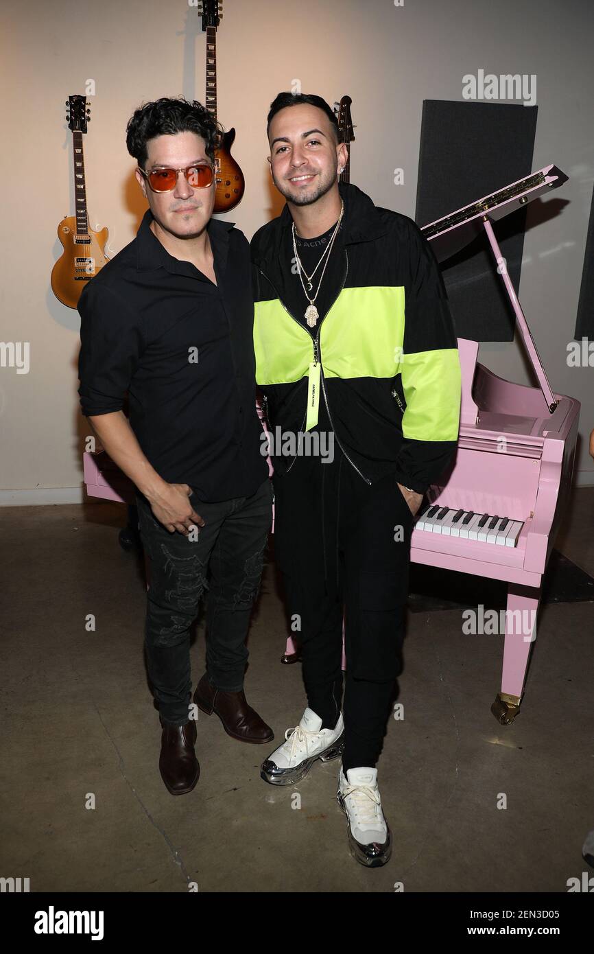 MIAMI, FL - MAY 30: Frankie Negron and Justin Quiles are seen during ...