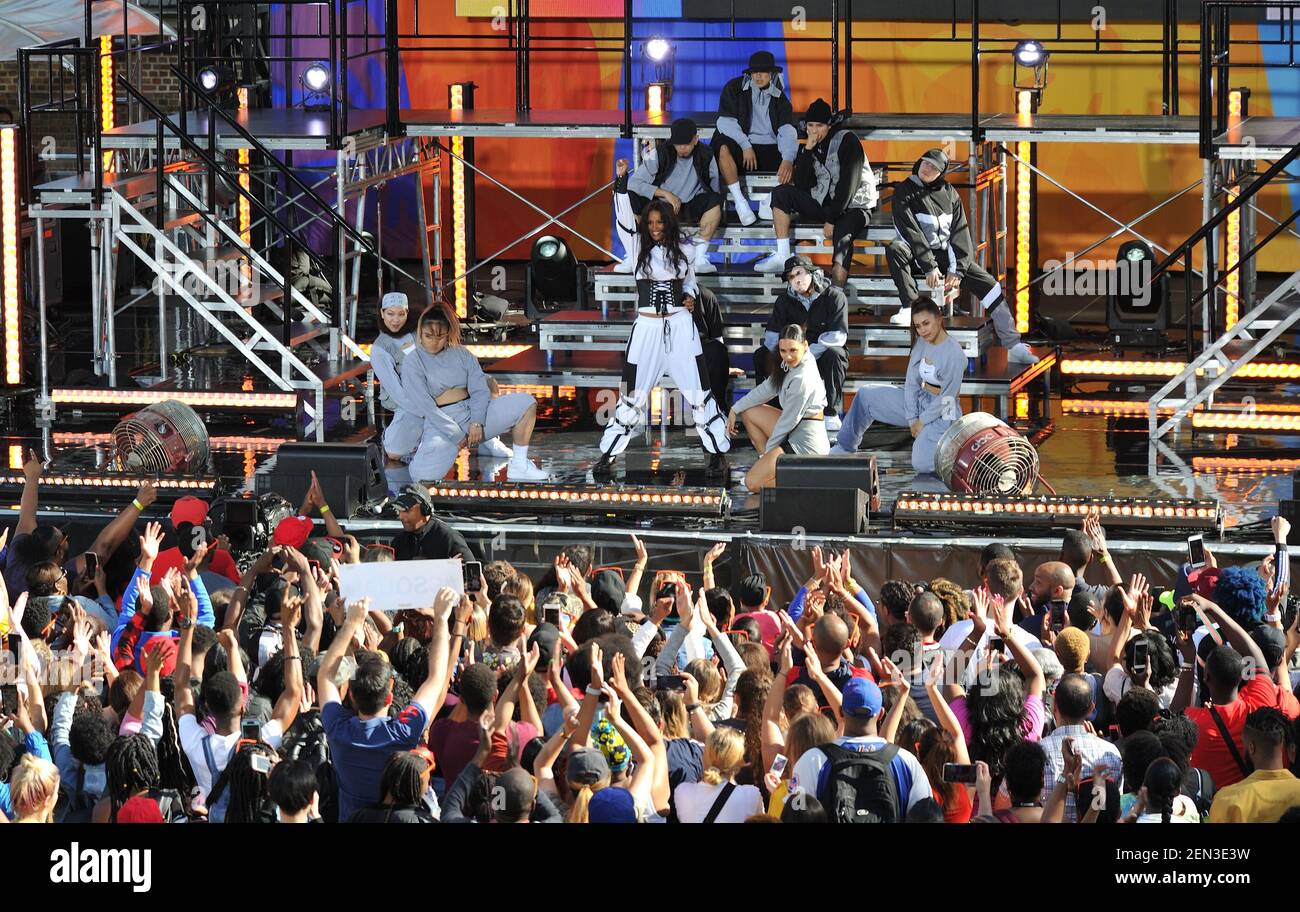 Ciara performs on ABC Good Morning America Summer Concert Series at ...