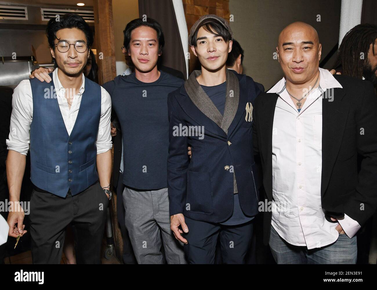 (L-R) Chris Pang, Leonard Wu, Ludi Lin and Ron Yuan at the 2019 Gold ...