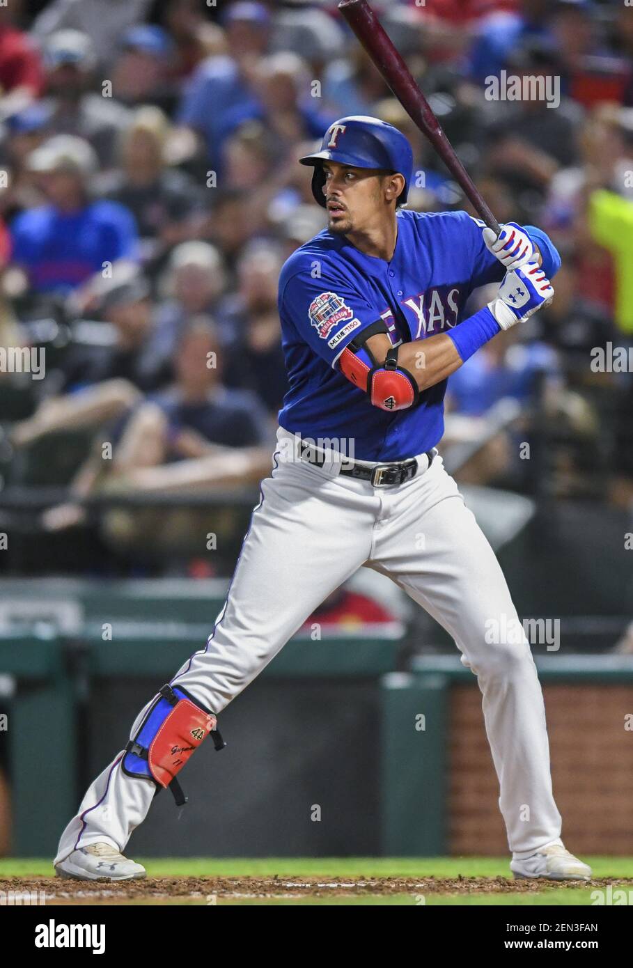 May 30, 2019: Texas Rangers first baseman Ronald Guzman #11 at bat ...