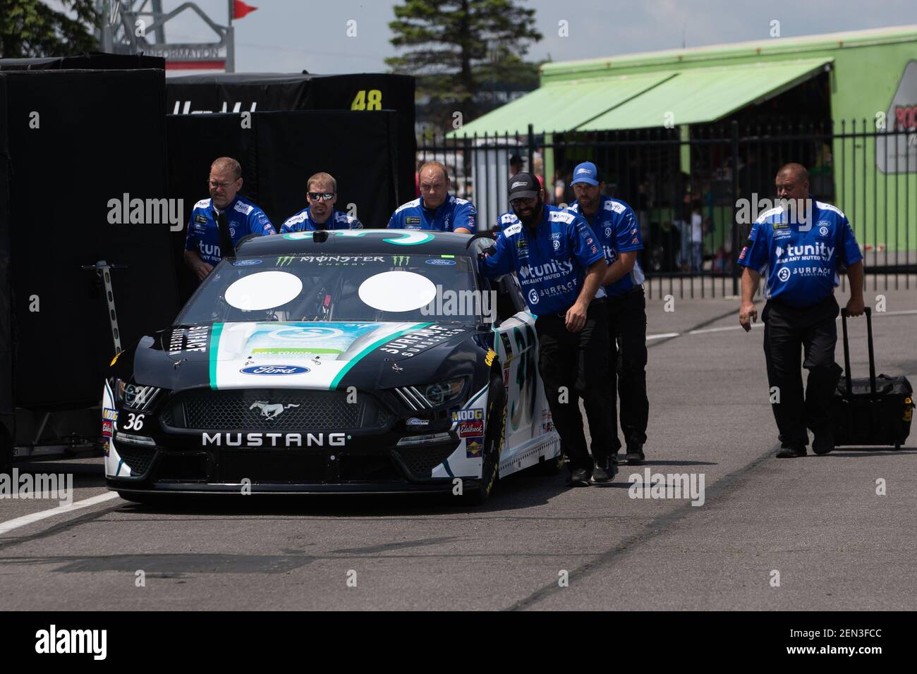 May 31, 2019: Monster Energy NASCAR Cup Series Matt Tifft's (36) team ...