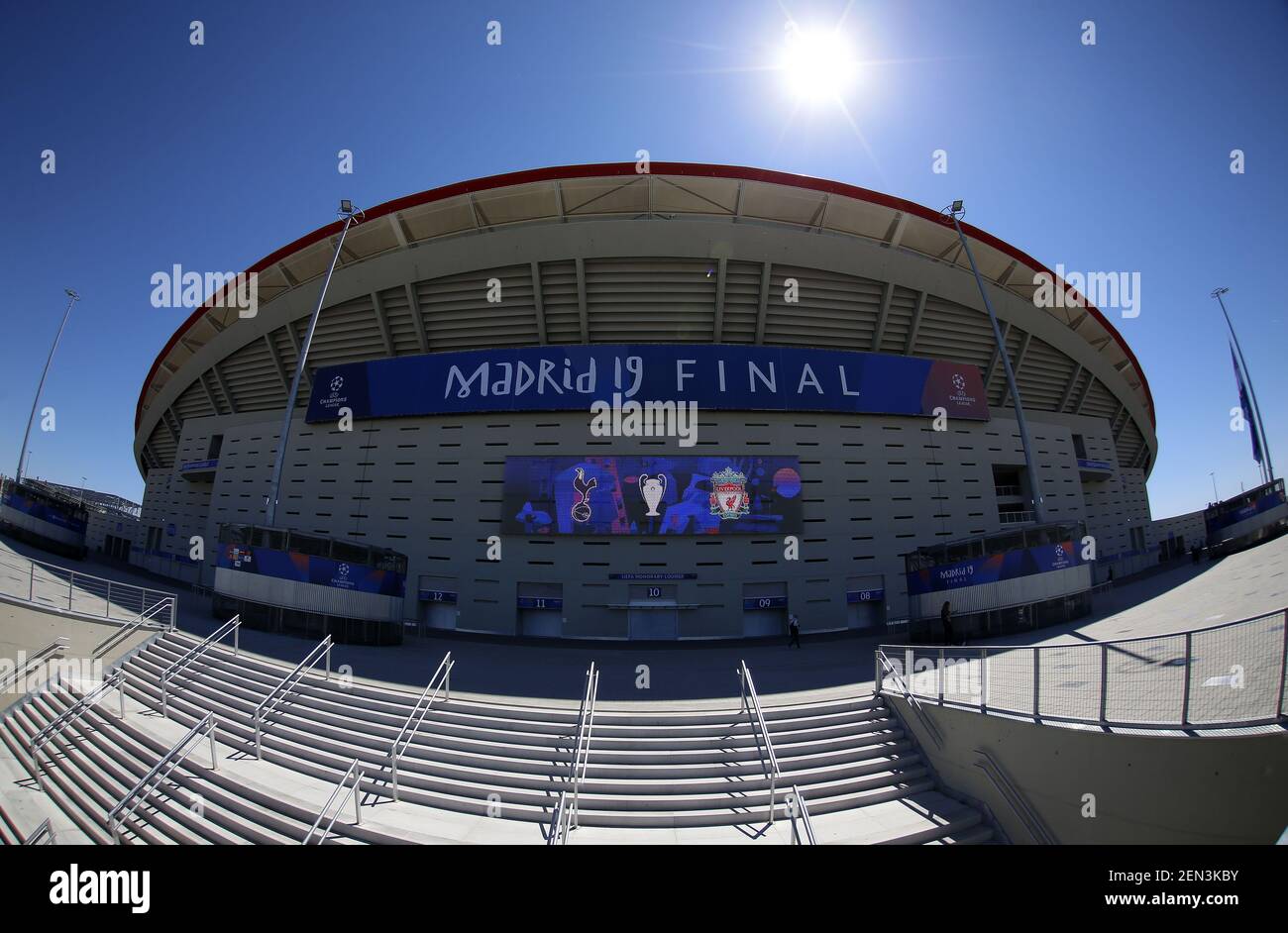 General view of the Wanda Metropolitano before the Final Round of the ...