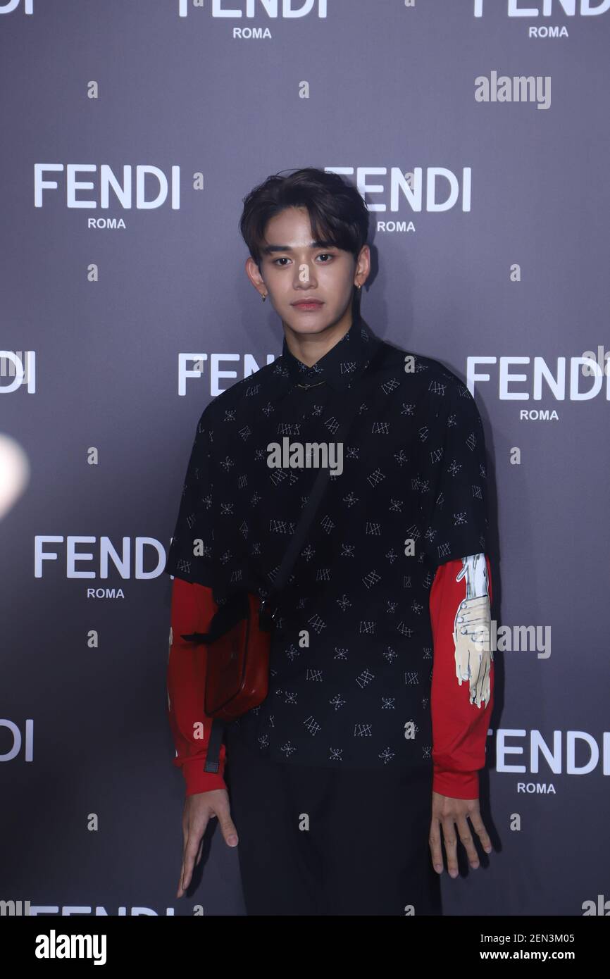 Hong Kong entertainer and rapper Lucas Wong of South Korean boy group ...