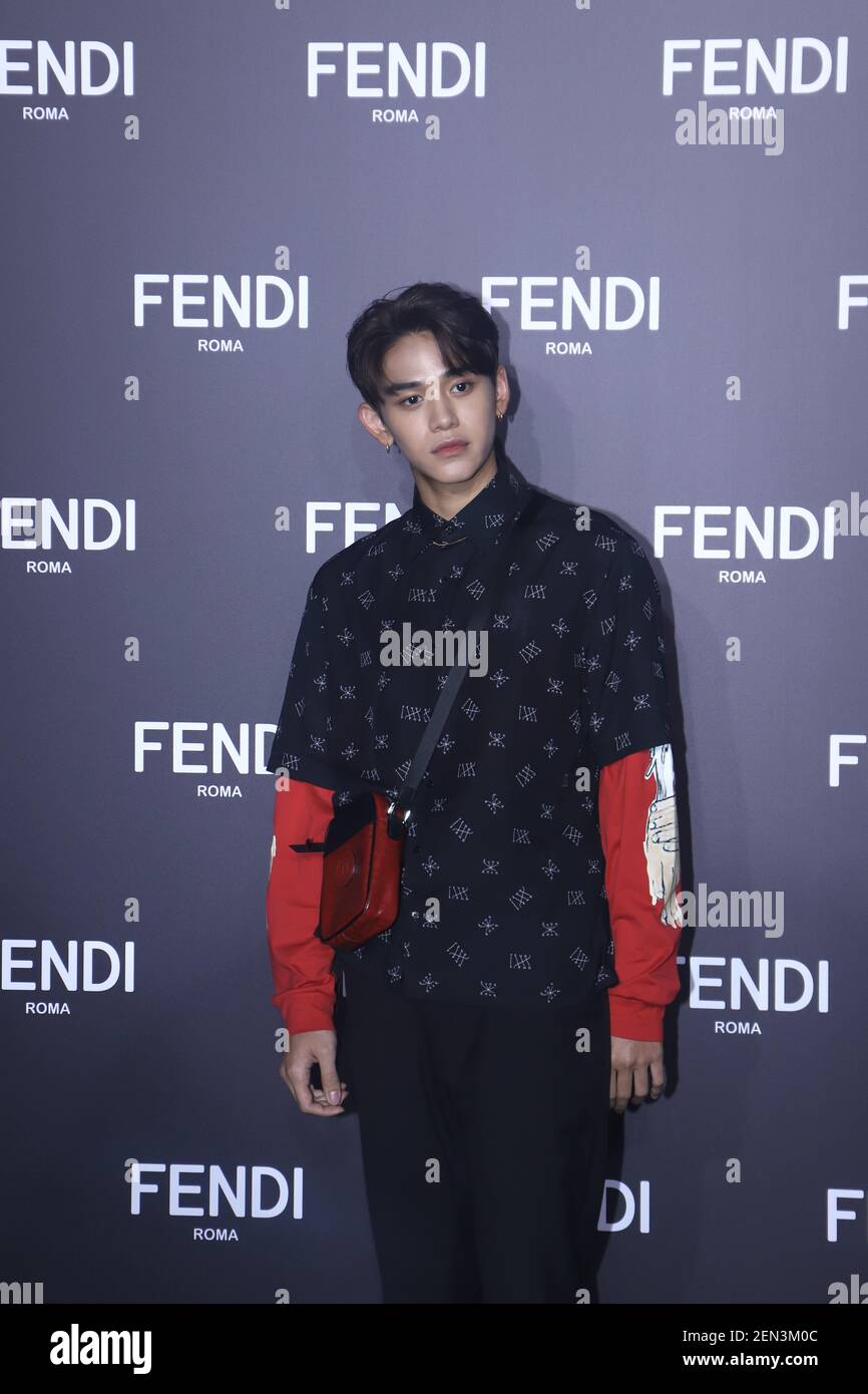 Hong Kong entertainer and rapper Lucas Wong of South Korean boy group ...