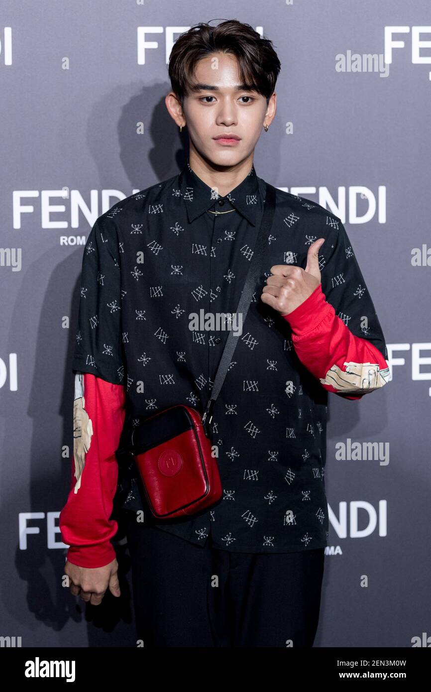 Hong Kong entertainer and rapper Lucas Wong of South Korean boy group ...