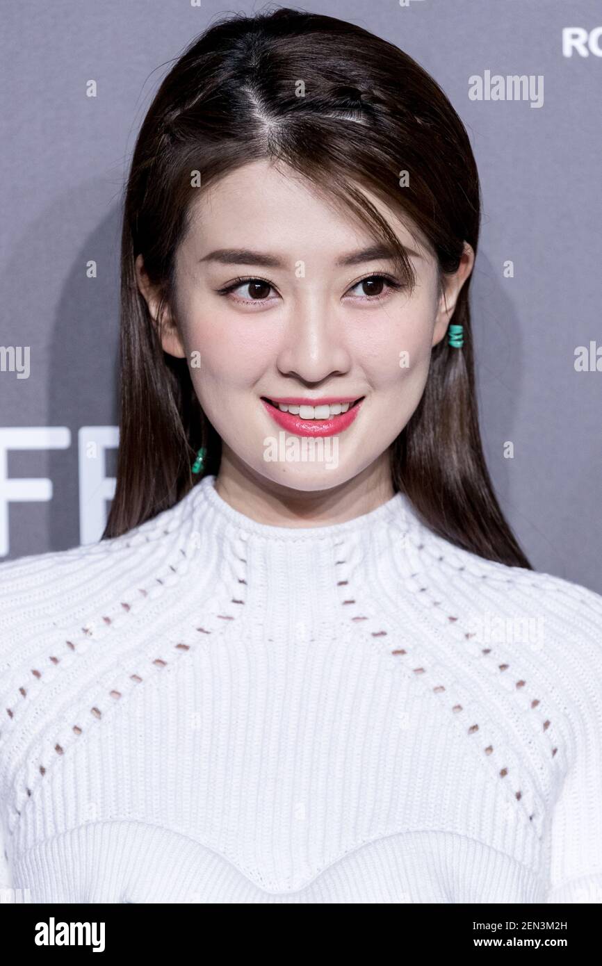 Chinese actress Qiao Xin, also known as Bridgette Qiao, attends the ...