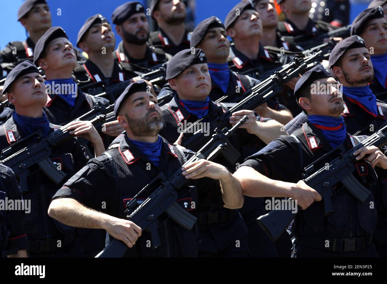 Carabinieri Rome June 2nd 2019. Annual military parade of 2nd of June ...