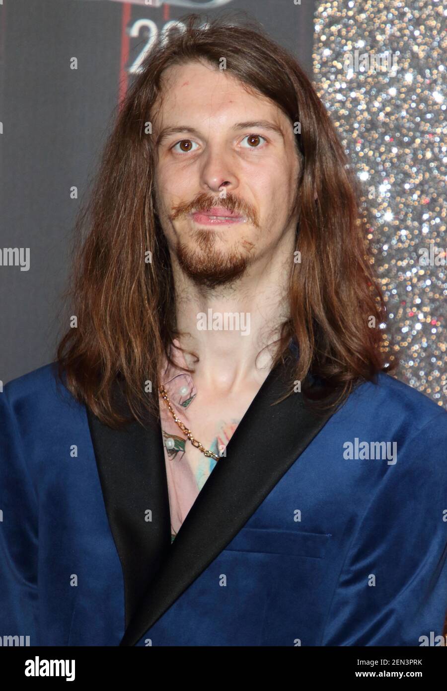James Moore arrives on the red carpet during The British Soap Awards ...