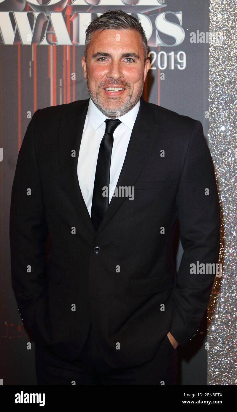 Greg Wood arrives on the red carpet during The British Soap Awards 2019 ...